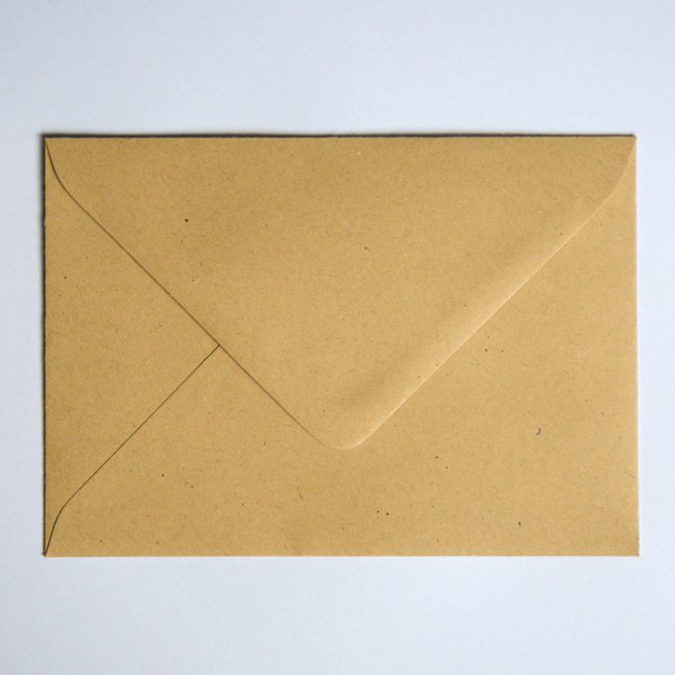 Umschlag DIN-C6 "Natur" | Fünf vor Zehn